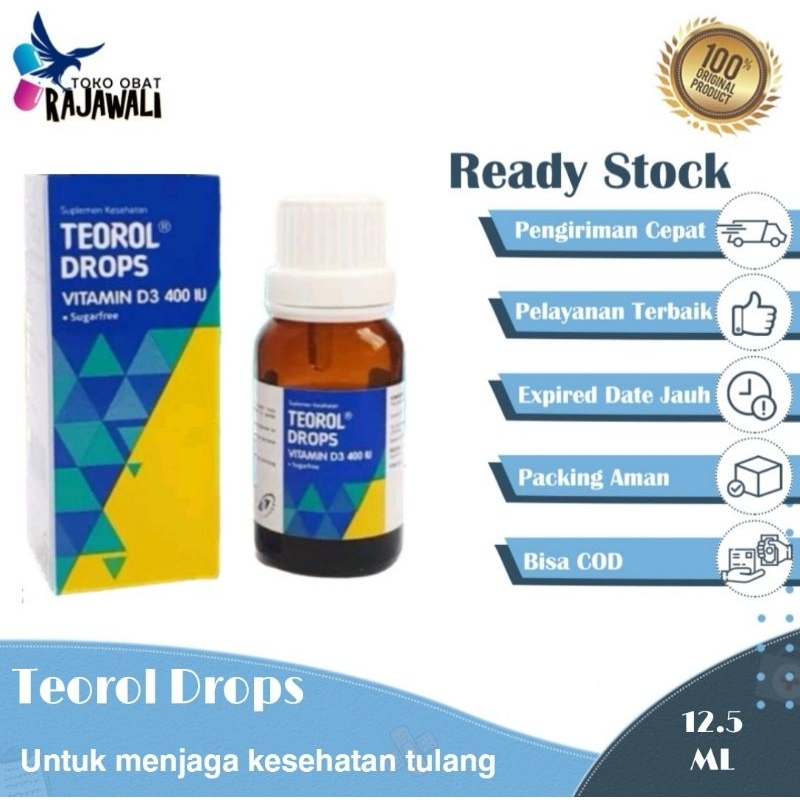 Jual teorol drops vitamin D 400iu | Shopee Indonesia