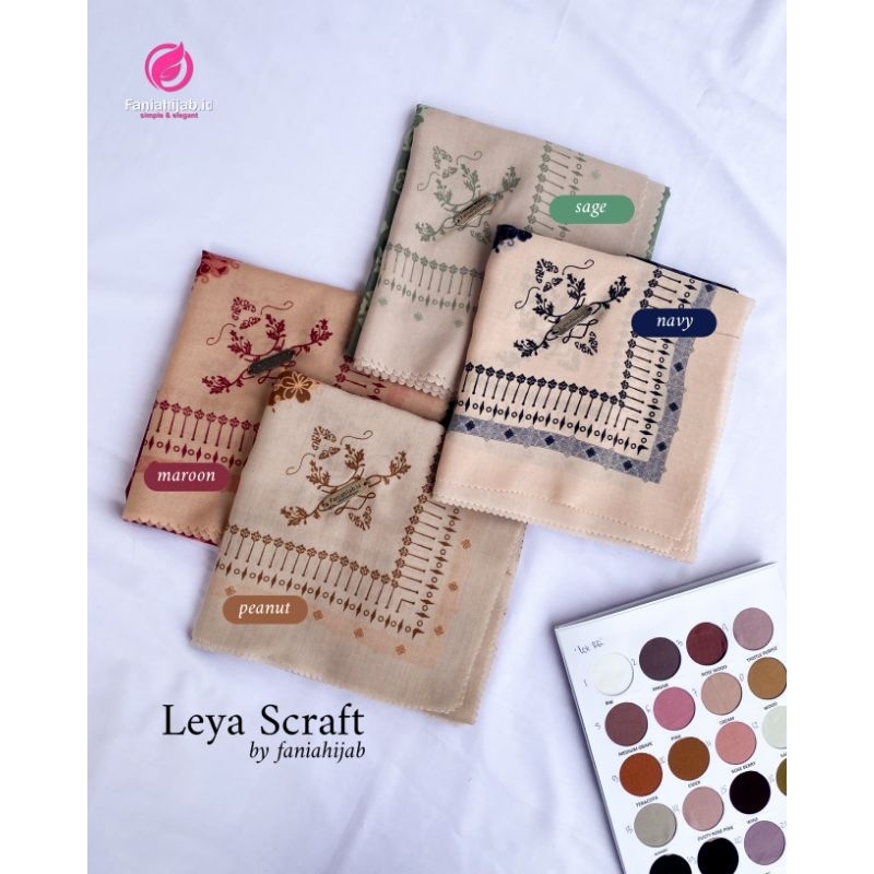 Jual SCRAF LEYA - MOTIF - VOAL MIRACLE - BY FANIA HIJAB | Shopee Indonesia