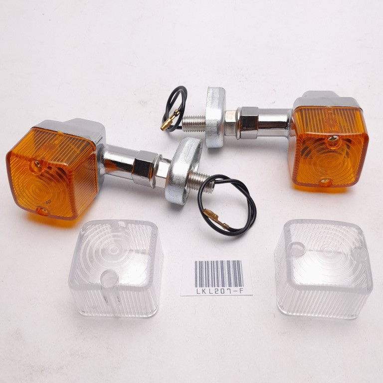 Jual LAMPU SEIN SEN MODEL VARIASI CHROME KOTAK JAP BRAD STYLE STREET ...