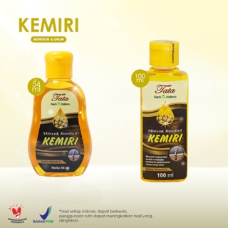 Jual TATA MINYAK RAMBUT KEMIRI | NETTO 54ML & 100 ML | EKSTRA VITAMIN E ...