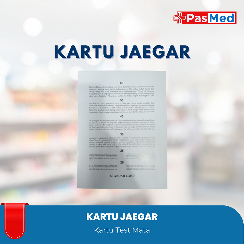 Jual Kartu Jaeger / Kartu Test Mata | Shopee Indonesia