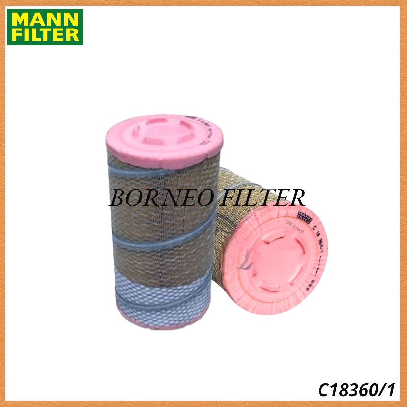 Jual C18360/1 Mann Genuine Outer Air Filter Udara C18360 P628182 ...