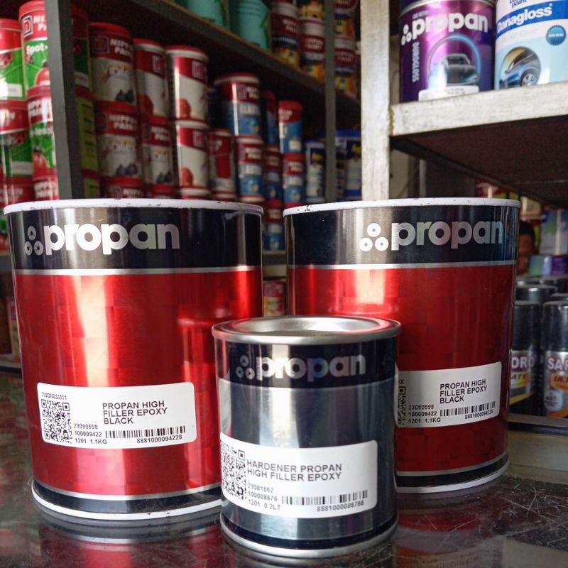 Jual Epoxy Primer Propan High Filler Epoxy Black,White,Grey 1kg ...