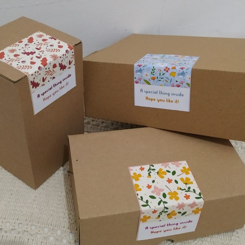 Jual Stiker Segel Box (30 pcs)/Stiker Box/Stiker Segel/Stiker Packaging ...