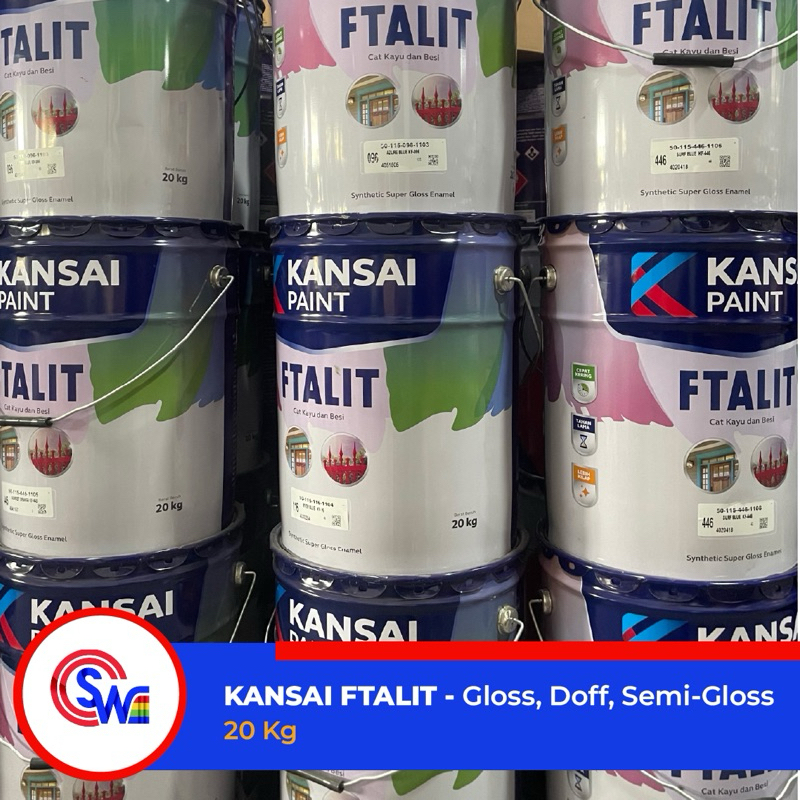Jual KANSAI FTALIT 20 KG ( Gloss, Doff, Semi-Gloss ) | Shopee Indonesia