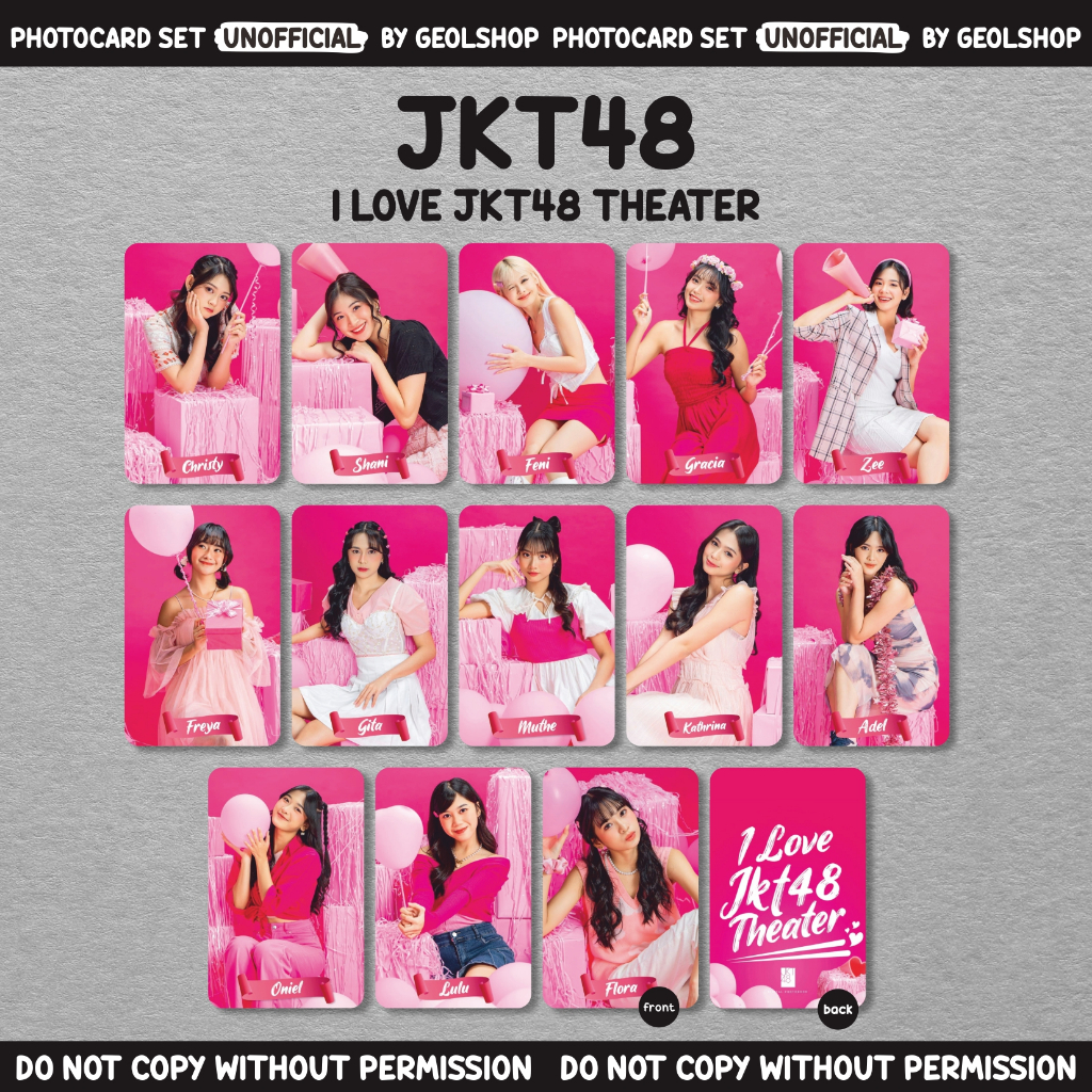 Jual PHOTOCARD UNOFFICIAL | JKT48 | I LOVE JKT48 THEATER | Shopee Indonesia