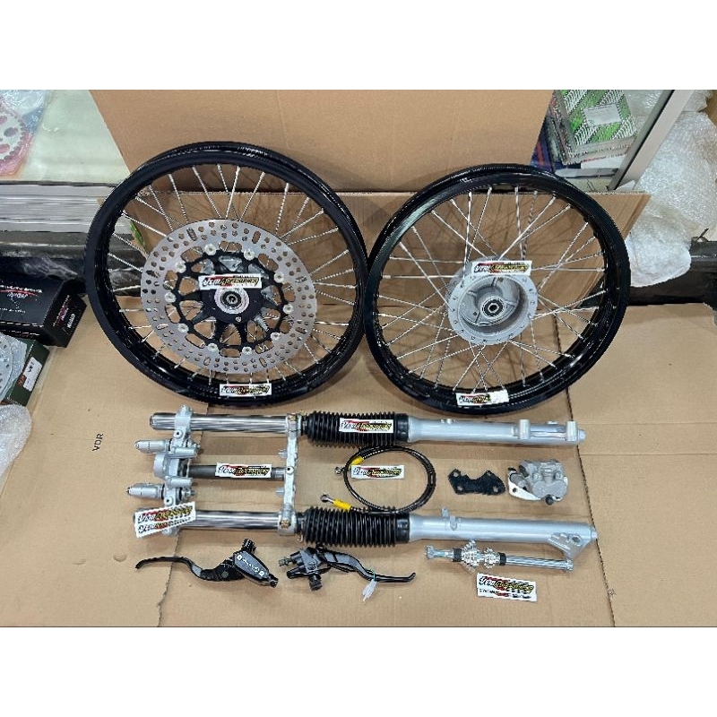 Jual Paket shock depan honda win paket velg set honda win semi trails ...