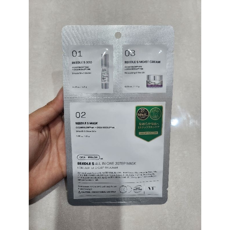 Jual VT Cosmetics Reedle Shoot all in one 3 step Mask | Shopee Indonesia