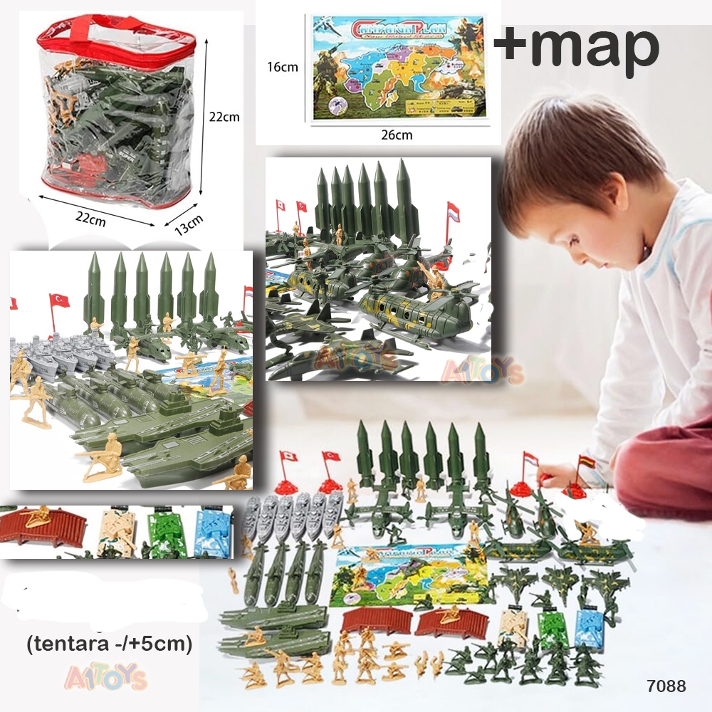 Jual Mainan tentara mainan prajurit mainan tentara plastik mainan tentara miniatur mainan perang ...