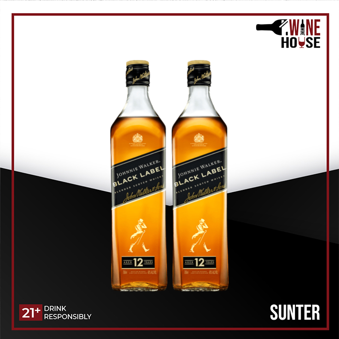 Jual Johnnie Walker Black Label Promo 2 Botol Shopee Indonesia