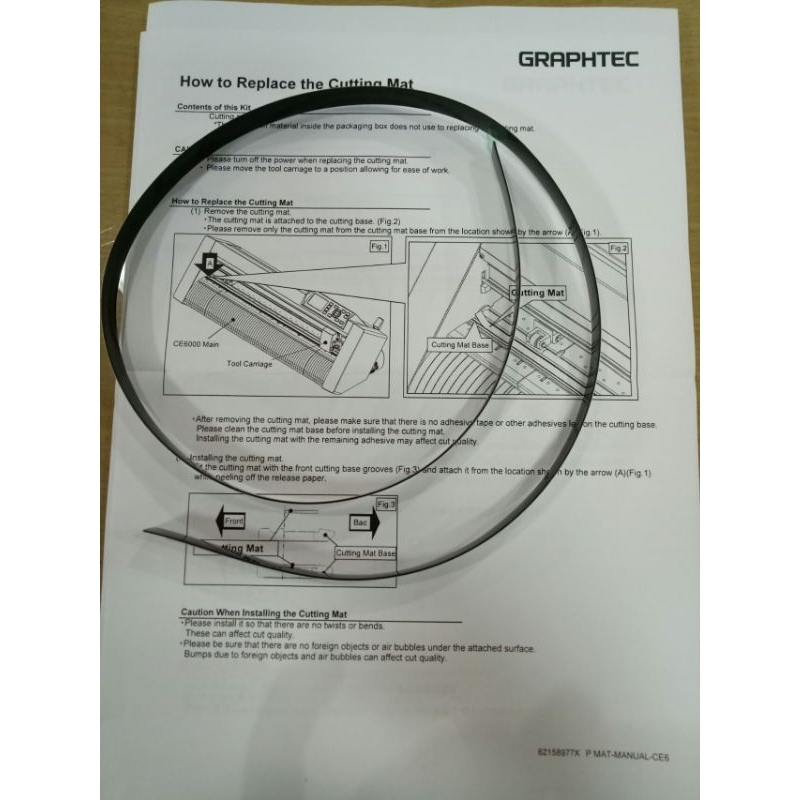 Jual Cutting Strip Graphtec CE7000 60cm | Cutting Mat | Cutting Pad ...