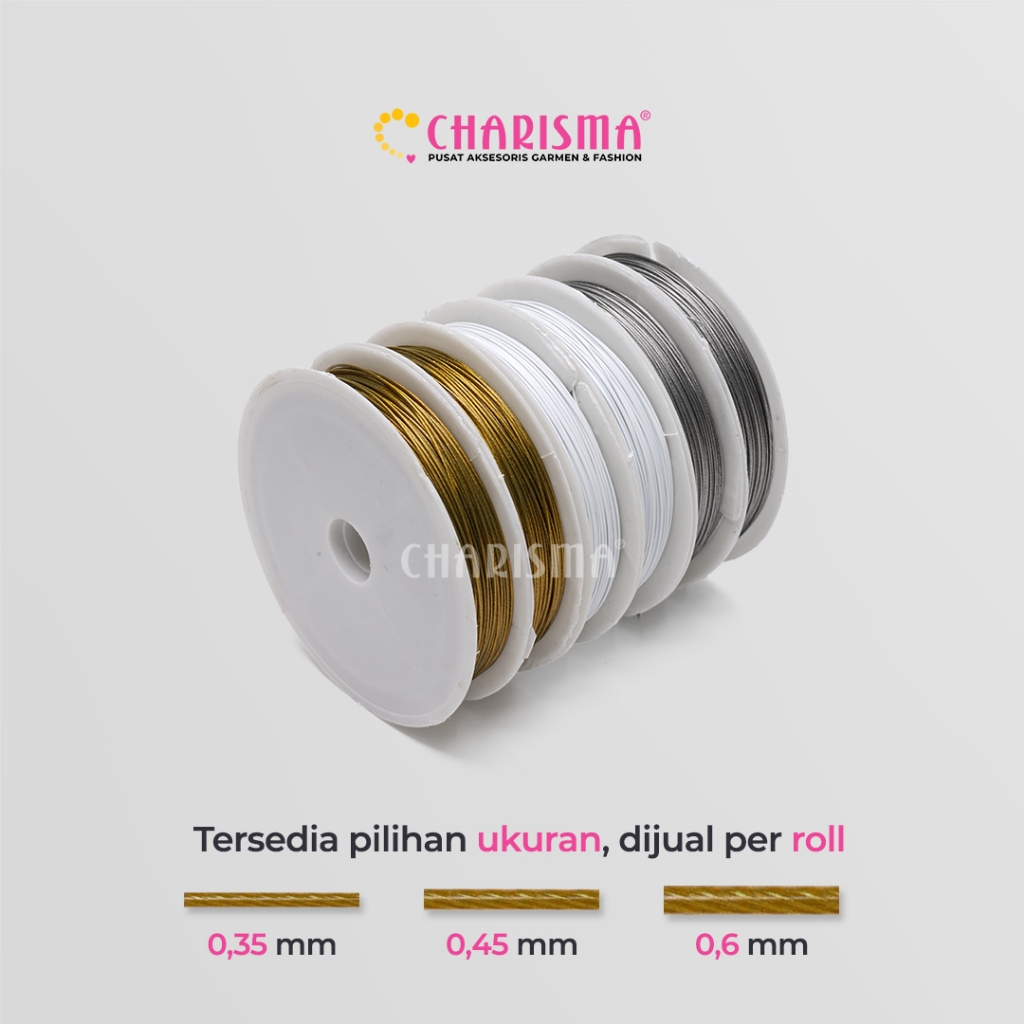 Jual Charisma Kawat Nylon - String Cable / Kawat Lentur / Harga per ...