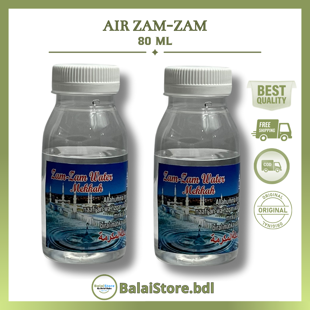 Jual Air Zam Zam Botol 80 ml Asli Botol Zam Zam 60 ml Original Oleh ...