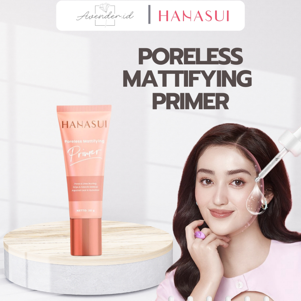 Jual (GET 1 GIFT) HANASUI Poreless Mattifying Primer make up tahan lama ...
