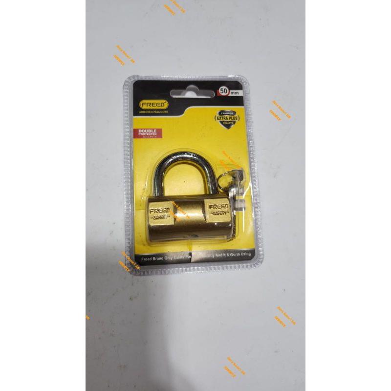 Jual Gembok Pagar Kuningan Model Balok Tebal 50 mm Freed / Pintu Pagar ...