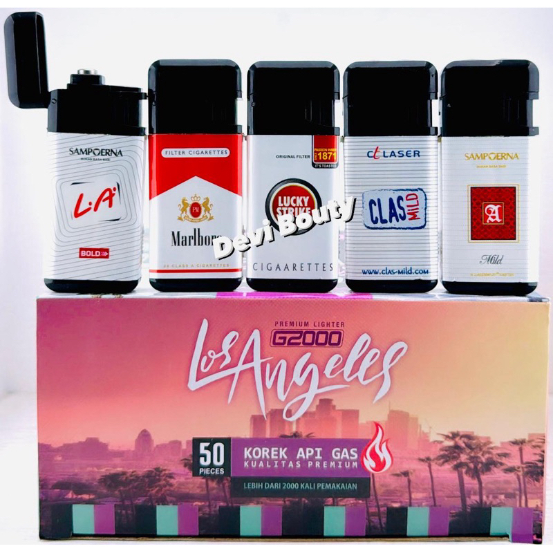 Jual Korek Bara senter G2000 Los Angels / Paris bara spinner isi 50 pcs ...