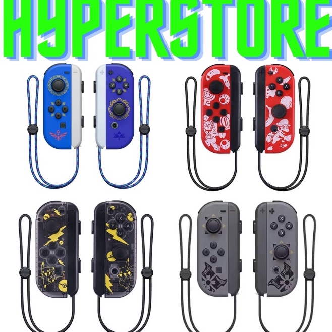 Jual JoyCon For Nintendo Switch Joy Con Stik stick Neon Mario Pikachu ...