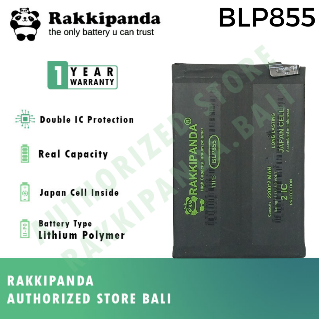 Jual Baterai Rakkipanda BLP855 Reno 6 Pro / Reno 7 5G / 8 5G | Shopee ...