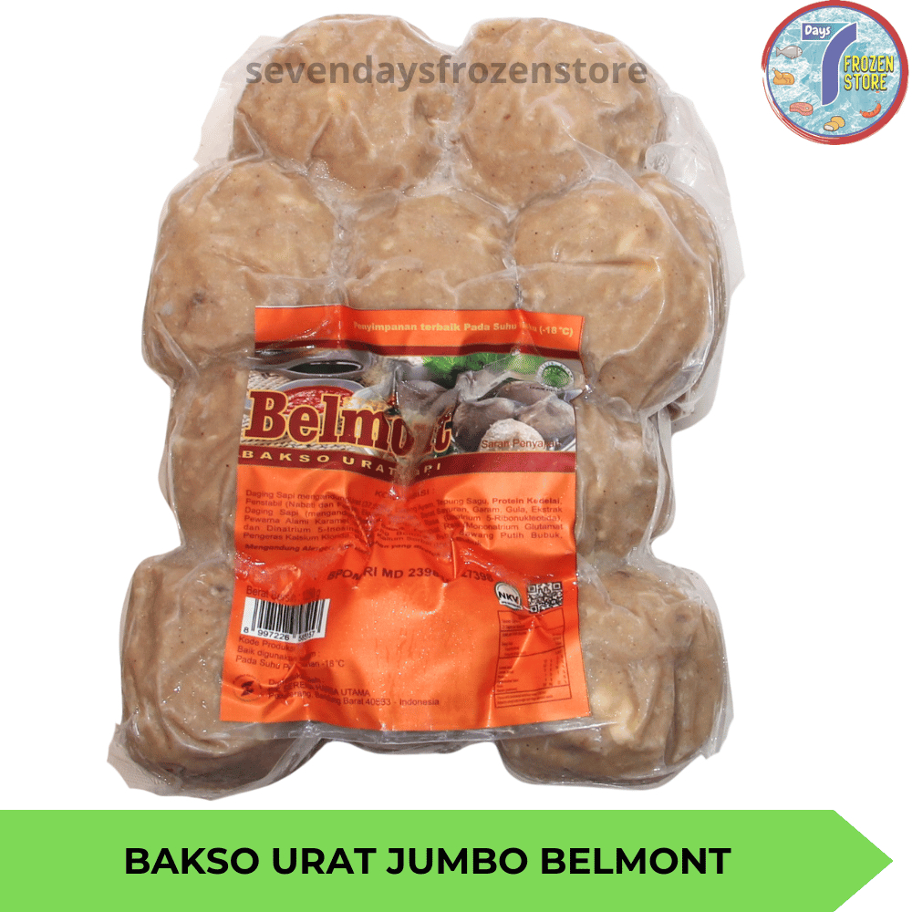 Jual Bakso Sapi Urat Jumbo Raksasa Belmont 1 kg | Shopee Indonesia