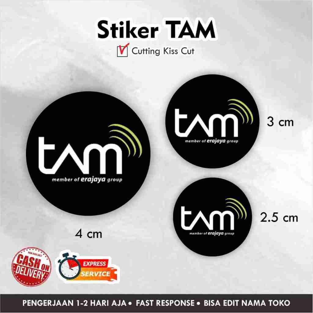 Jual [260 pcs] Stiker TAM Cromo / stiker bulat | Shopee Indonesia