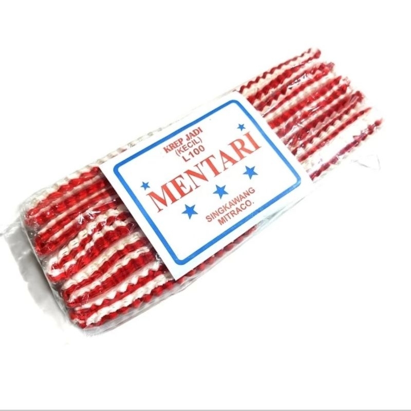 Jual Kertas Krap Merah Putih Kecil Krep Krepe Hiasan Dekorasi - 1 Pack ...