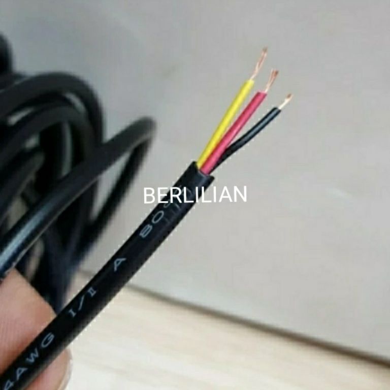 Jual Kabel 3 jalur Awg24 kabel isi 3 kabel awg 24 jual per1meter y V2F3 ...