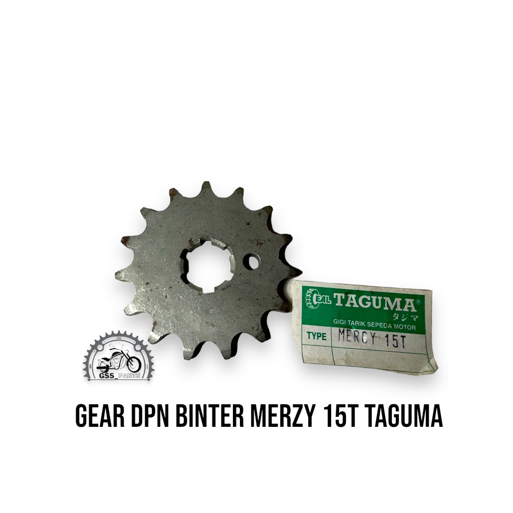 Jual GEAR DEPAN BINTER MERZY / KZ200 15T TAGUMA | Shopee Indonesia