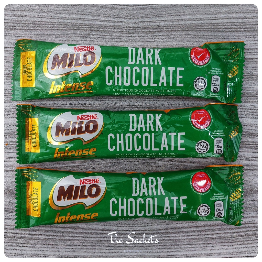 Jual MILO Intense Dark Chocolate Sachet | Shopee Indonesia