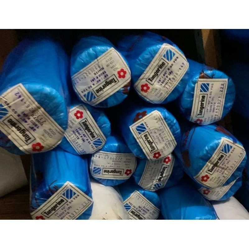 Jual Kain Kapas lem 1500 FA Tangerine vislin per rol / viselin 1500F(A ...