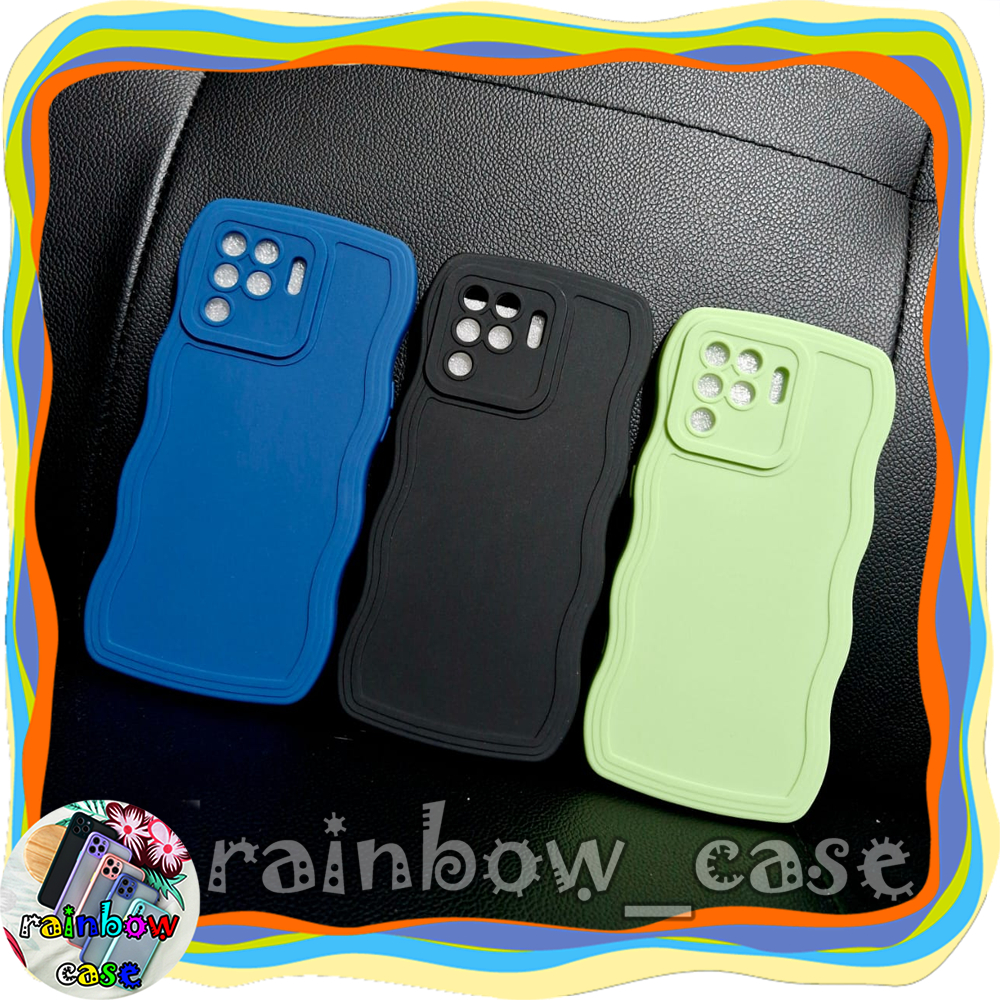 Jual OPPO RENO 5F / A94 / F19 PRO CASE MACARON GELOMBANG PRO CAMERA ...