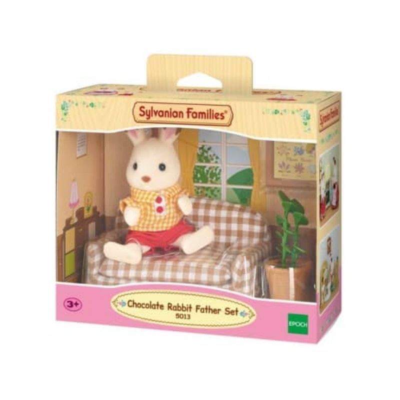 Jual Mainan Anak Koleksi Sylvanian Chocolate Rabbit Father 50130 ...
