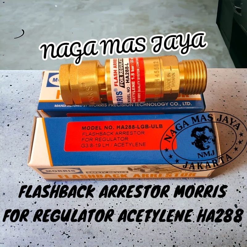 Jual MORRIS FLASHBACK ARRESTOR FOR REGULATOR OXYGEN ACETYLENE ...