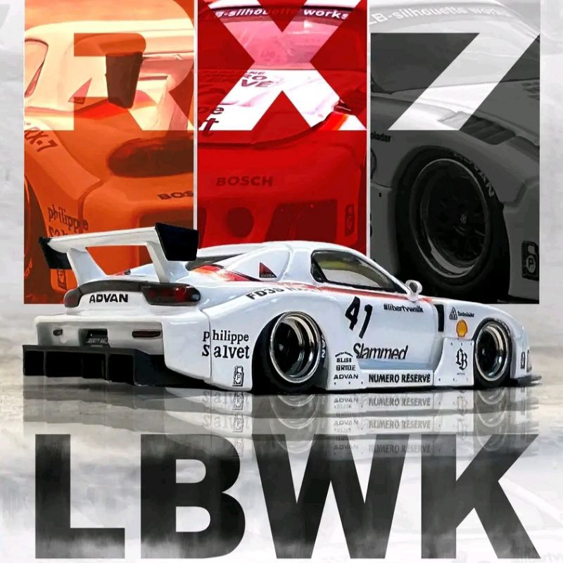 Jual Inno64 LBWK Mazda RX7 (FD3S) LB-Super Silhouette Rumero Reserve ...