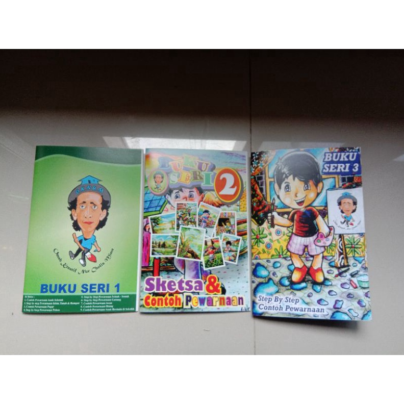 Jual buku contoh mewarnai dan sketsa p JU6 | Shopee Indonesia