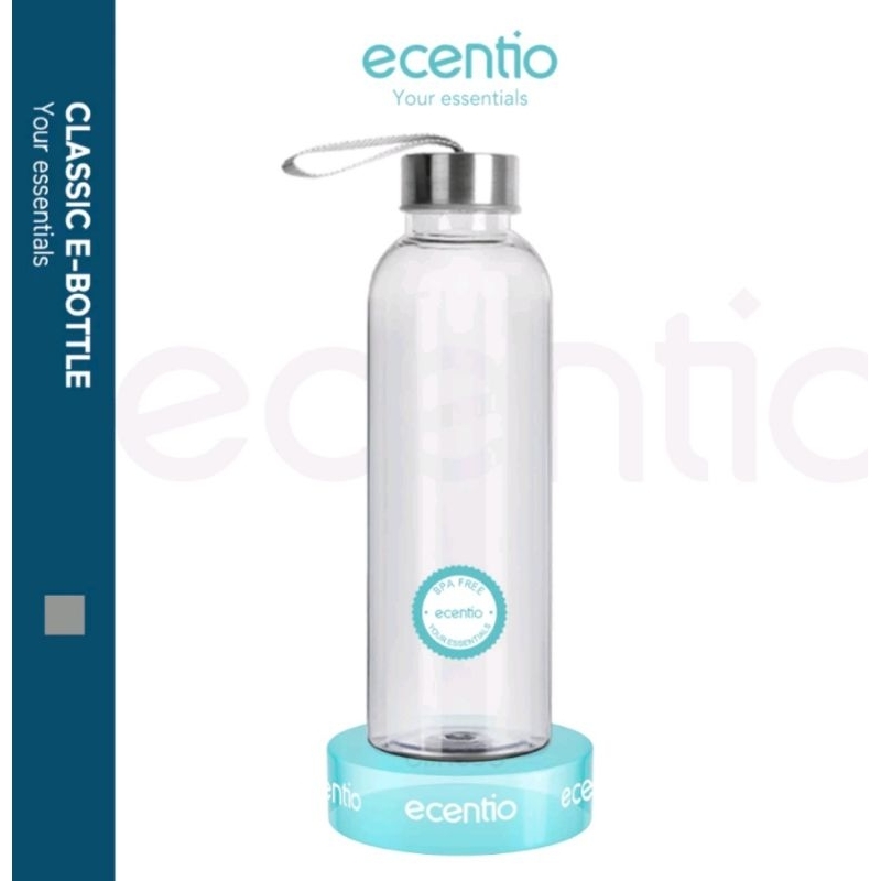 Jual Ecentio Botol minum transparant/ botol minum olahraga Simple 500 ...