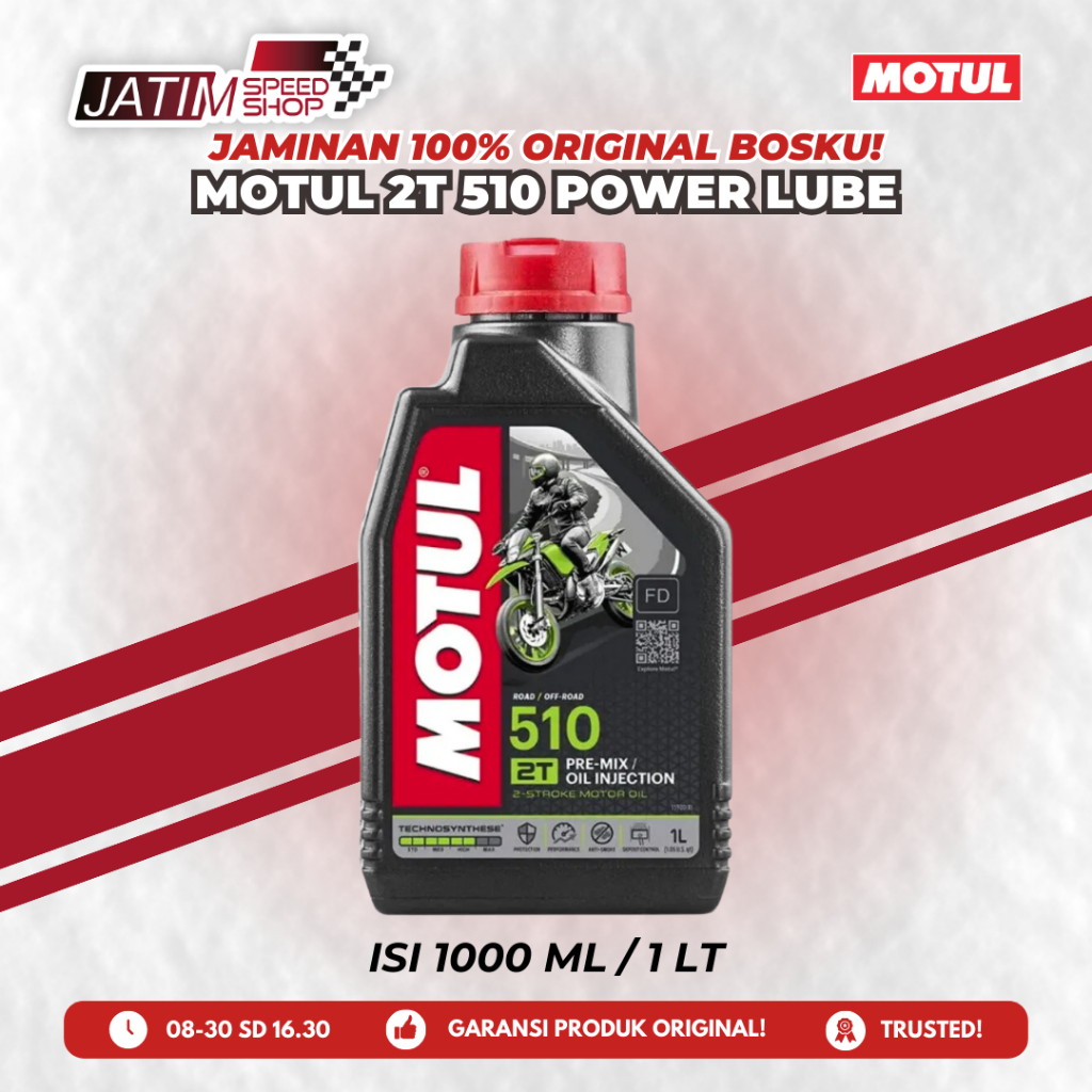 Jual Oli Motul 2T 2 Tak 510 Power Lube 1000 ML 1 LT Original Shopee