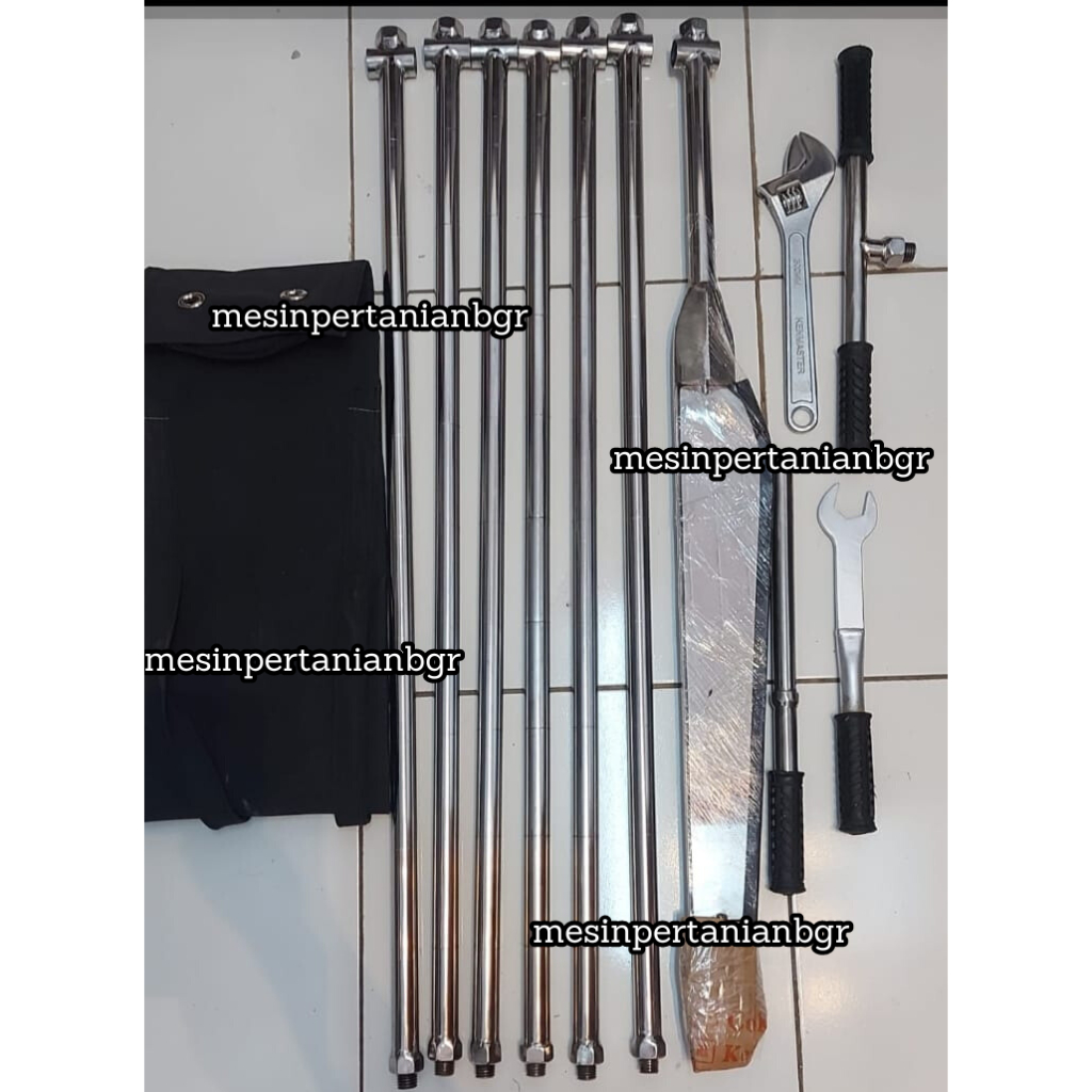 Jual Bor Tanah Gambut Model Parang Stainless 3 Meter - Alat Bor ...