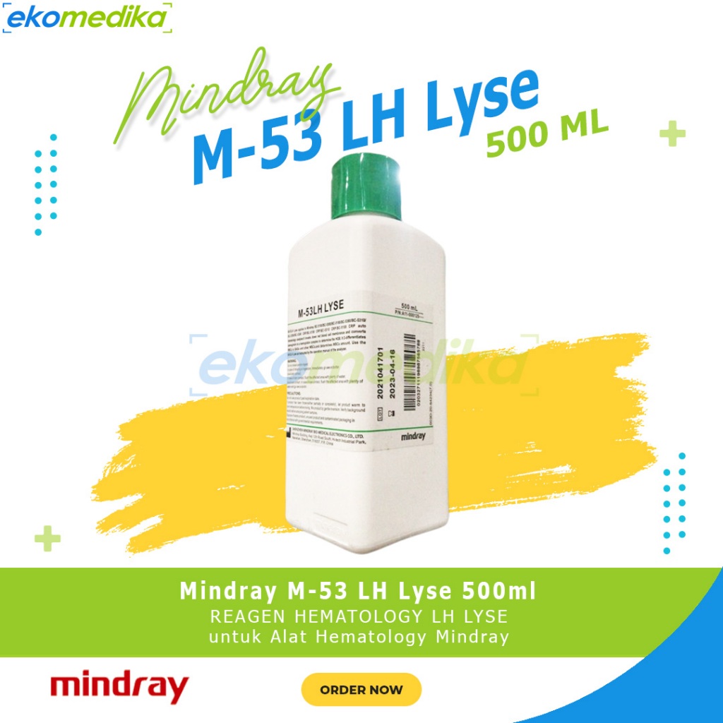 Jual Reagen Hematology LH Lyse M53 Mindray 500ml / Reagen 5diff Mindray M-53 LH Lyse | Shopee ...