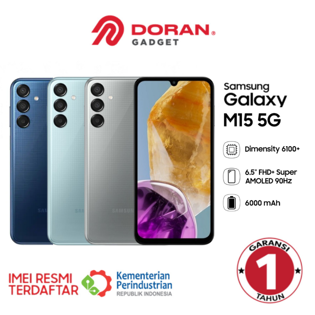 Jual Samsung Galaxy M15 5g 6 128gb Garansi Resmi Sein 1 Tahun