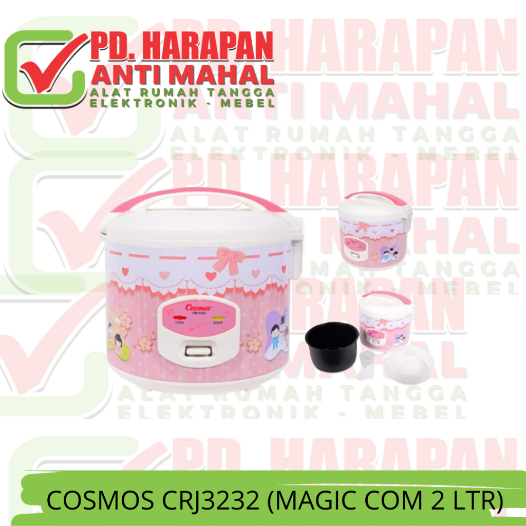 Jual COSMOS CRJ3232 (MAGIC COM 2 LTR)/PENANAK NASI COSMOS | Shopee ...