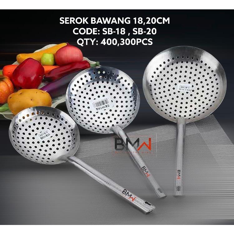 Jual serok bawang stainless serok gorengan stainless | Shopee Indonesia
