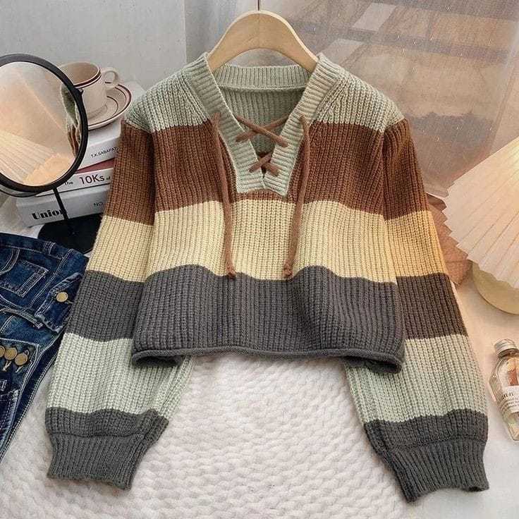 Jual Baju Sweater Rajut Wanita - Davi Knit Outfit Cardigan Crop Atasan ...