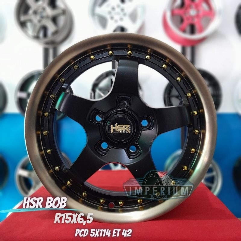 Jual Velg Mobil Semi Celong Hsr Bob Ring 15 Pcd 5x114 Luxio Apv Granmax Ertiga Innova Terios Dll ...