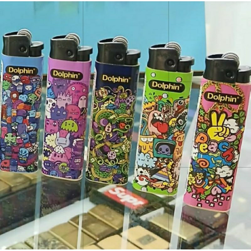 Jual Korek roda Dolphin Cartoon Series / korek / pemantik | Shopee ...