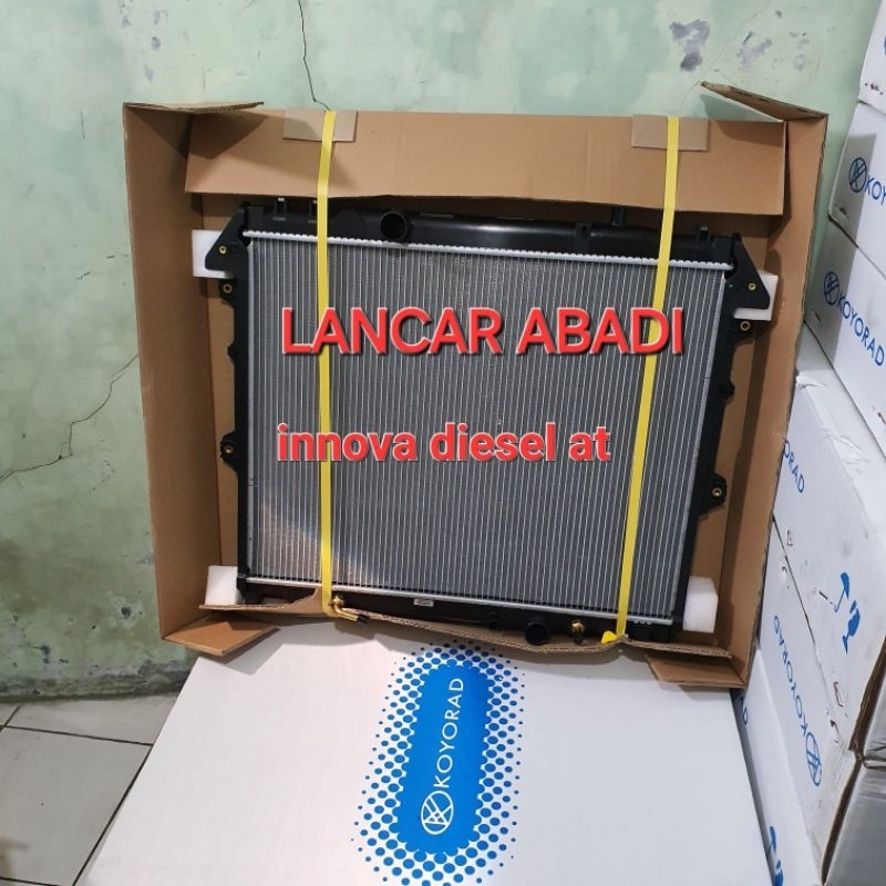 Jual RADIATOR TOYOTA INNOVA FORTUNER DIESEL MATIC TAHUN 2004 2014 ...
