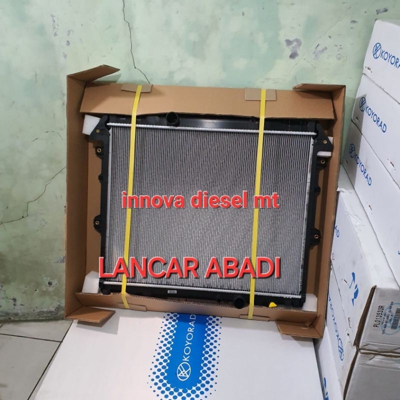 Jual RADIATOR TOYOTA INNOVA INOVA FORTUNER DIESEL MANUAL KOYORAD ...