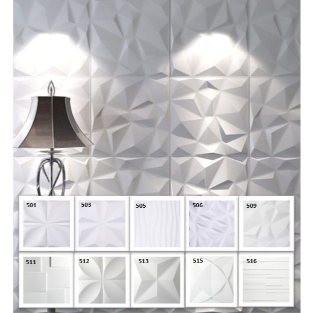 Jual Wallpaper 3D Wallpanel Wall Panel Bahan PVC Timbul Tebal dan Kuat ...