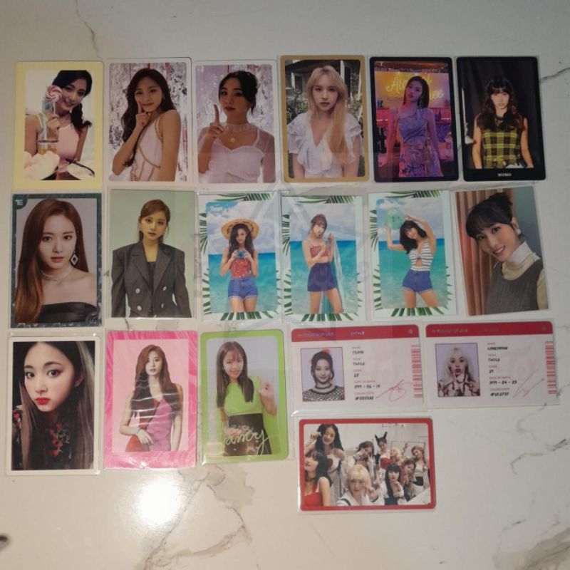 Jual Photocard Twice POB Po benefit Tzuyu likey, feel special, chaeyoung, mina, more n more ...