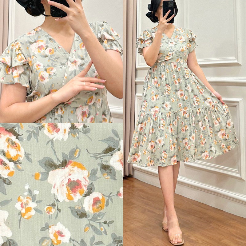 Jual Amariel Jenny Dress Daster Nyaman Bumil Busui Friendly | Shopee ...