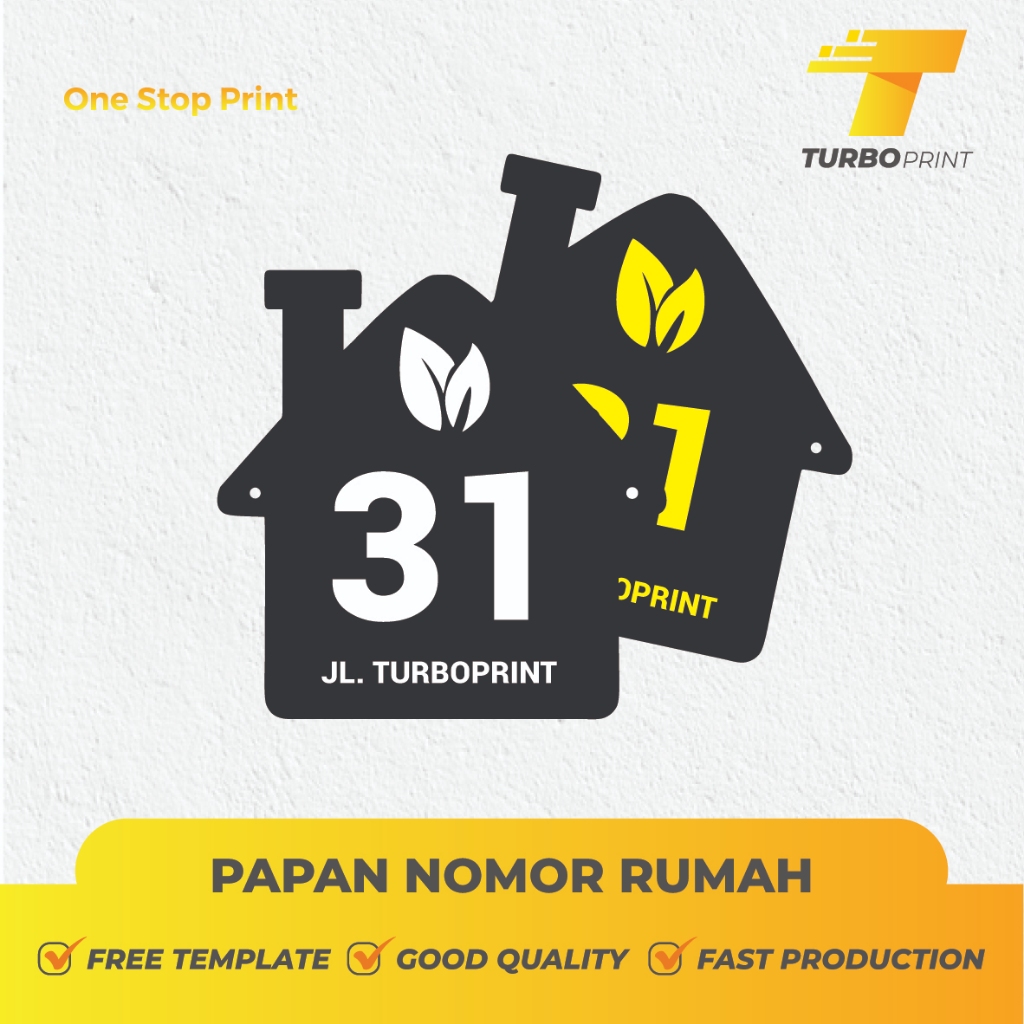 Jual CUSTOM PAPAN NO RUMAH ACRYLIC / PENANDA TANDA SIGN NOMOR KOST ...
